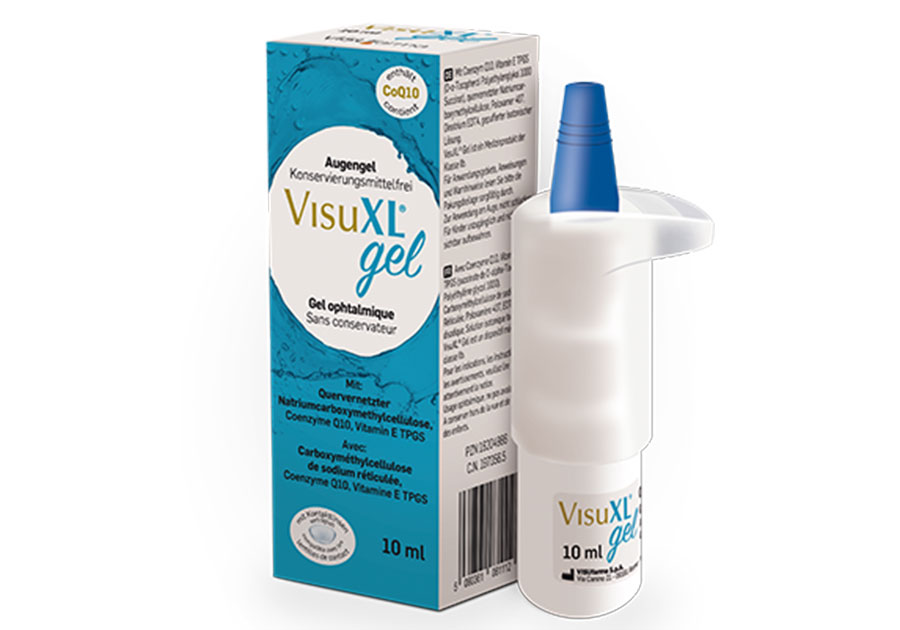 Mit VisuXL® Gel die Vorteile eines Gels in Form eines Tropfens erleben ...